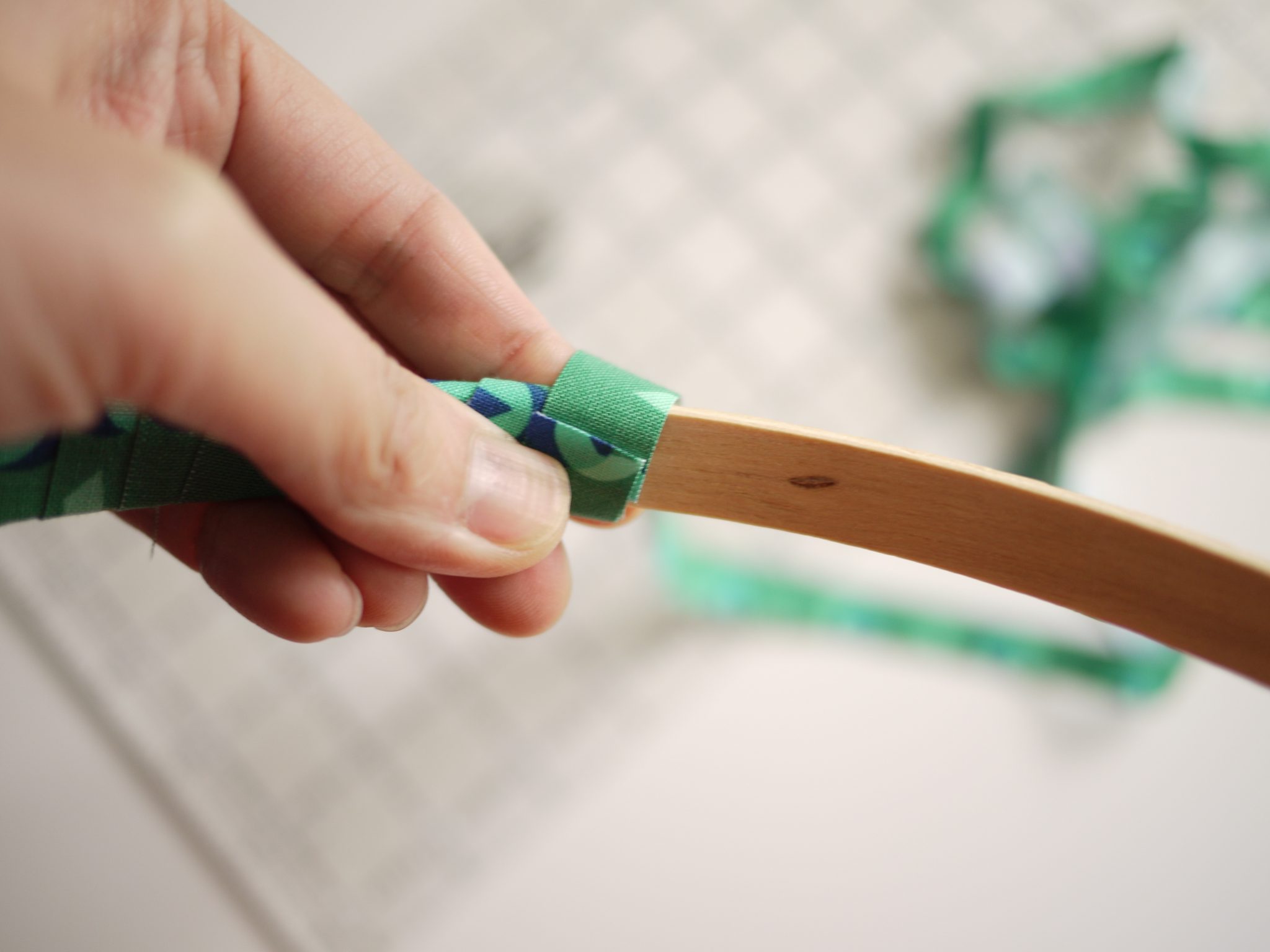 Tutorial: Wrapping Your Embroidery Hoop | 3rd Story Workshop