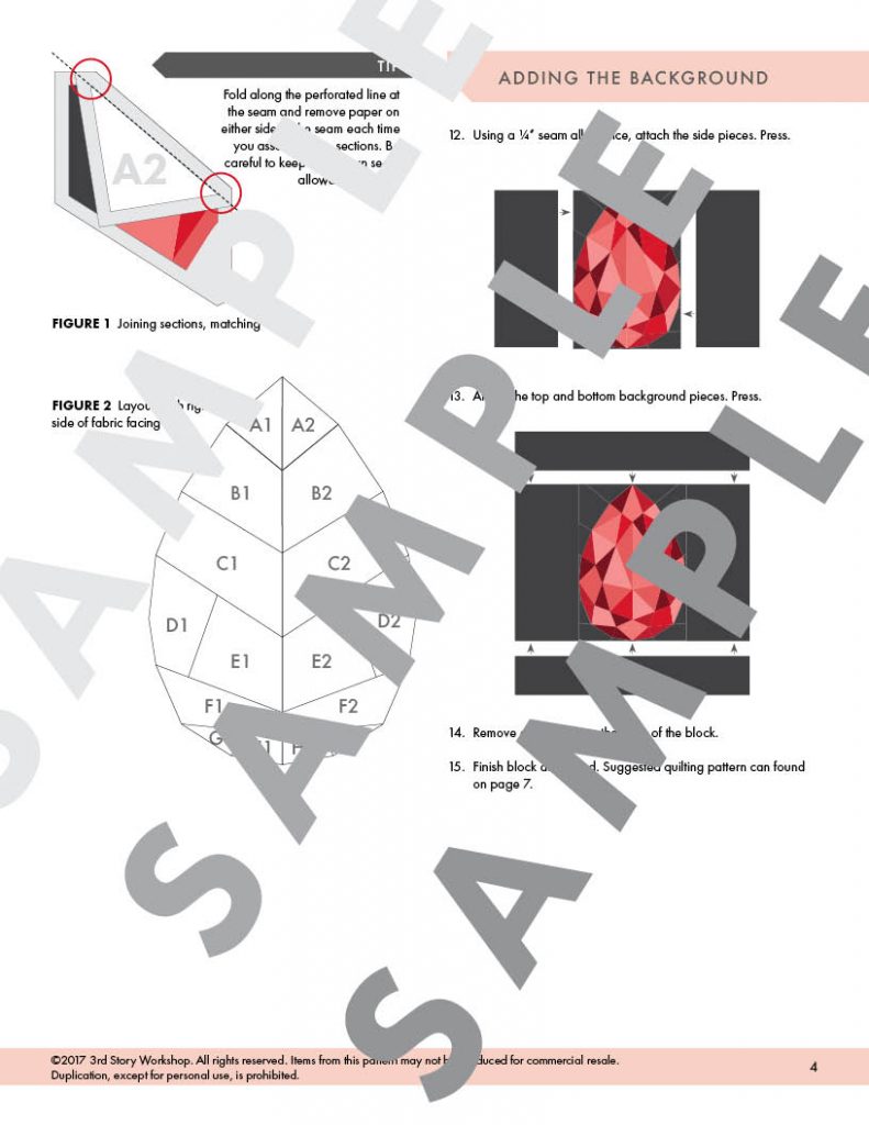 Teardrop Cut – Digital Pattern | 3rd Story Workshop