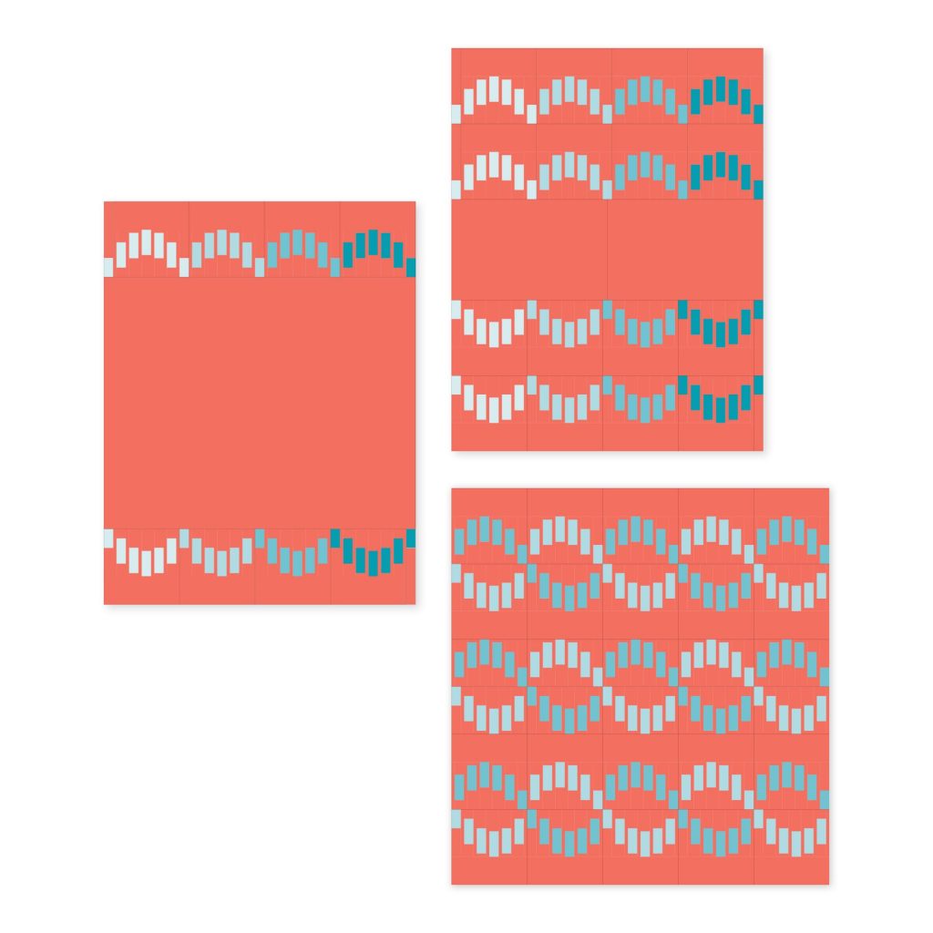 Striped Scallops – Digital Pattern | 3rd Story Workshop