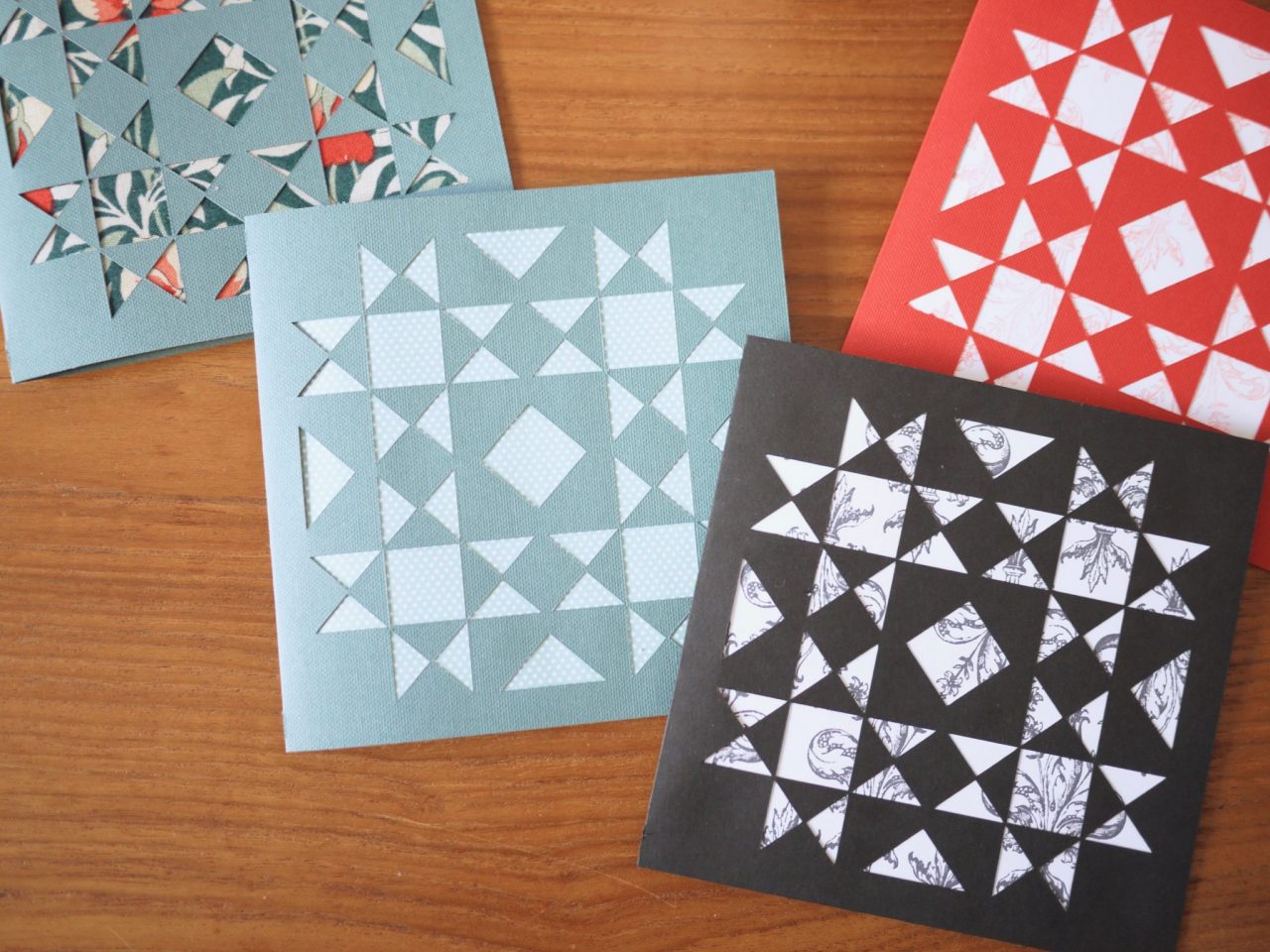 Quilt Block Cards with the Cricut Maker | 3rd Story Workshop