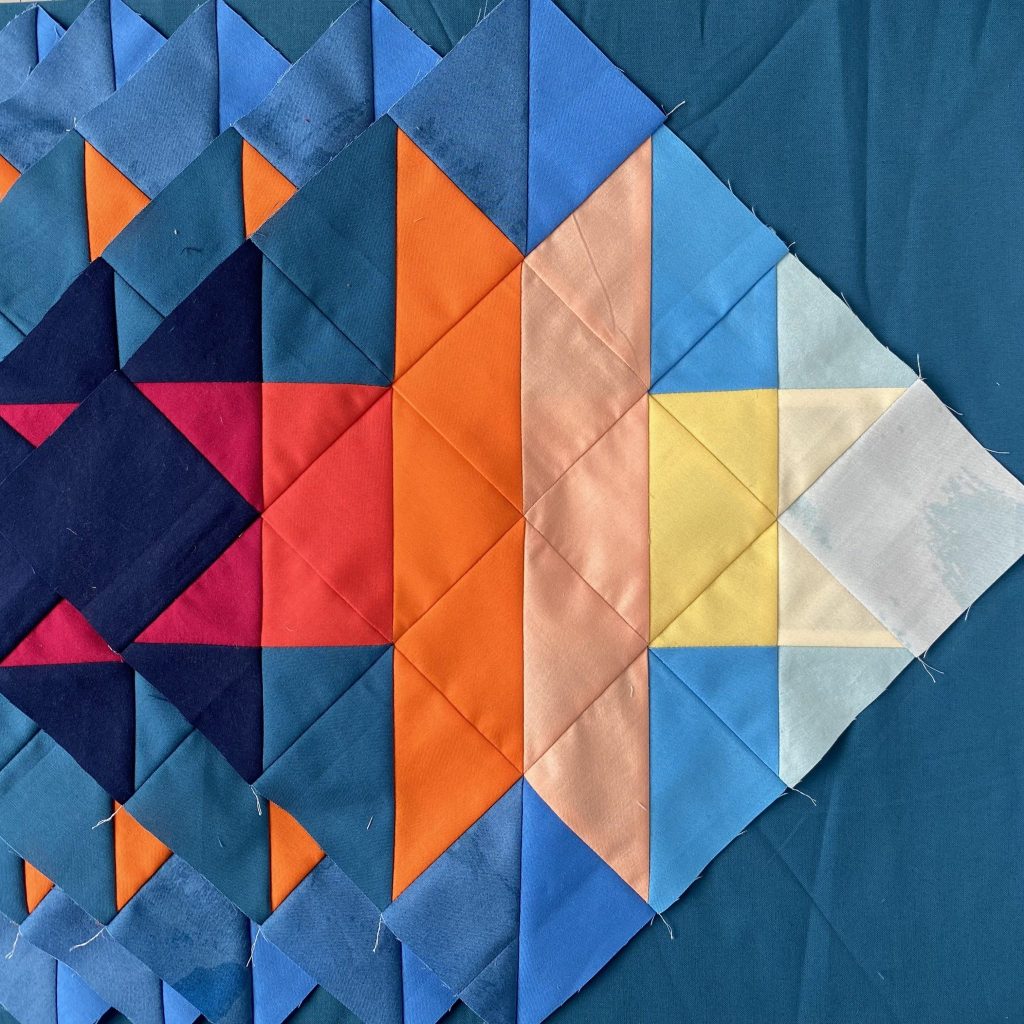 Sunset Sawtooth – Digital Pattern | 3rd Story Workshop