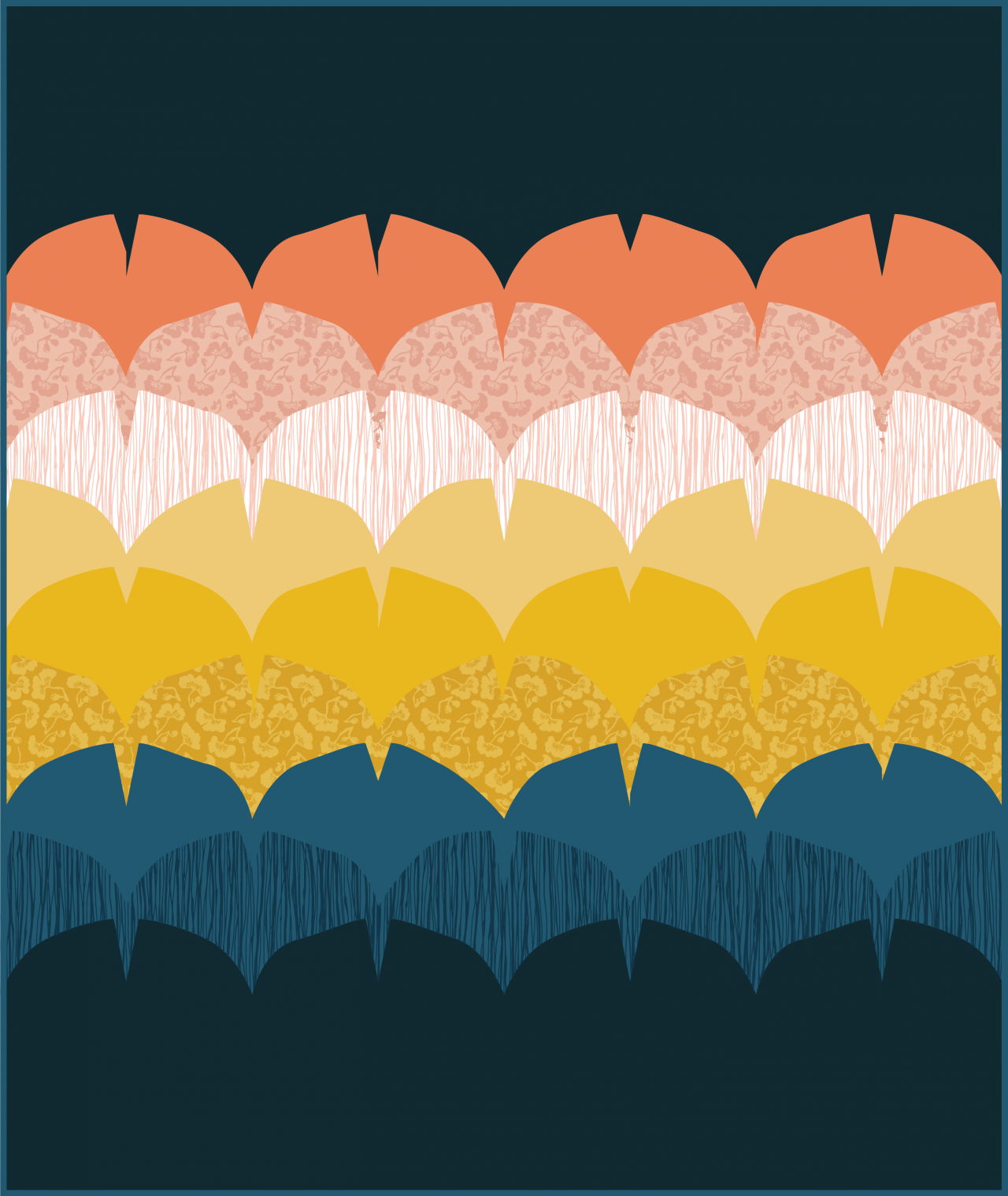 Fat Quarterly No. 6: Ginkgo Quilt | 3rd Story Workshop