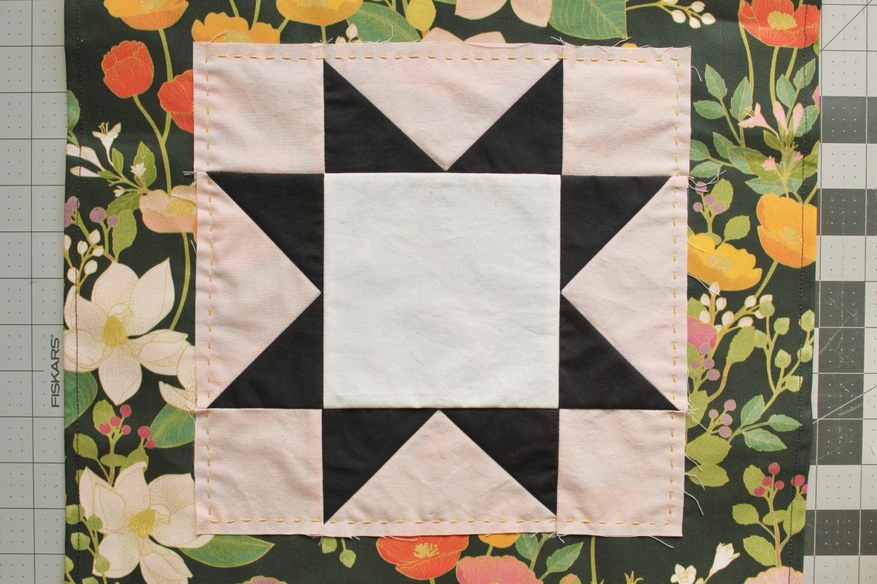 FREE PATTERN: Sawtooth Star Quilt Block | 3rd Story Workshop