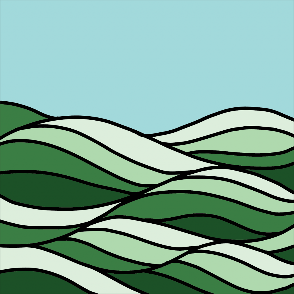 Abstract Landscape – Digital Pattern | 3rd Story Workshop